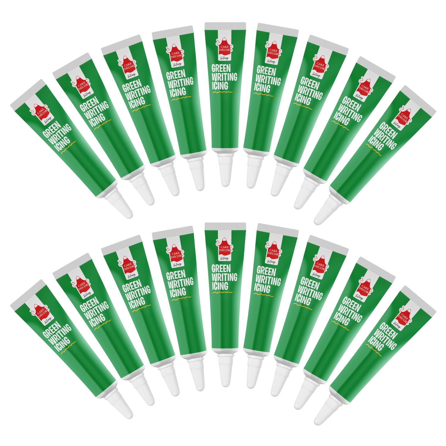 Green Writing Icing Tubes - Cake Décor Group Ltd