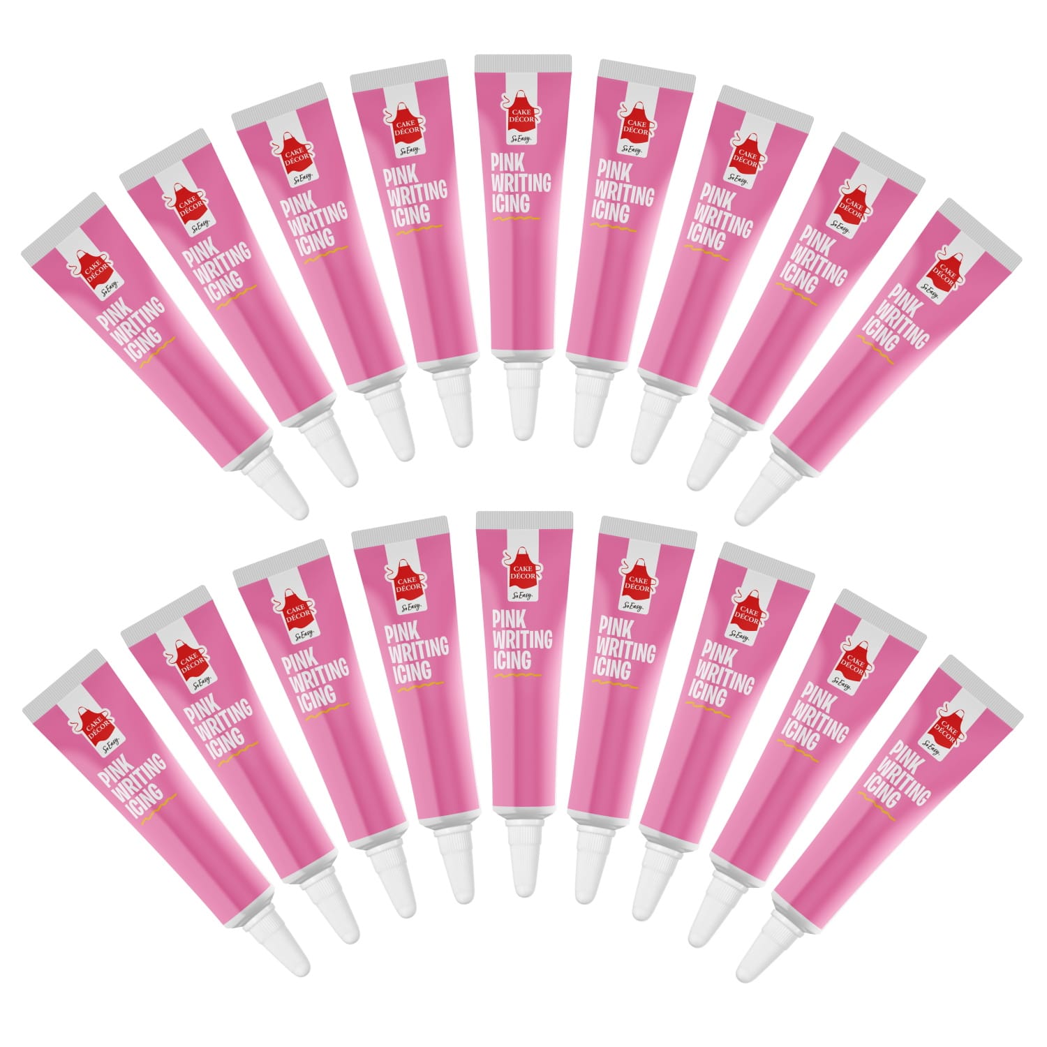 Pink Writing Icing Tubes - Cake Décor Group Ltd