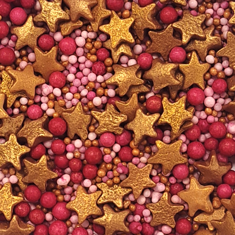 Gold Stars Sprinkles - Cake Décor Group Ltd